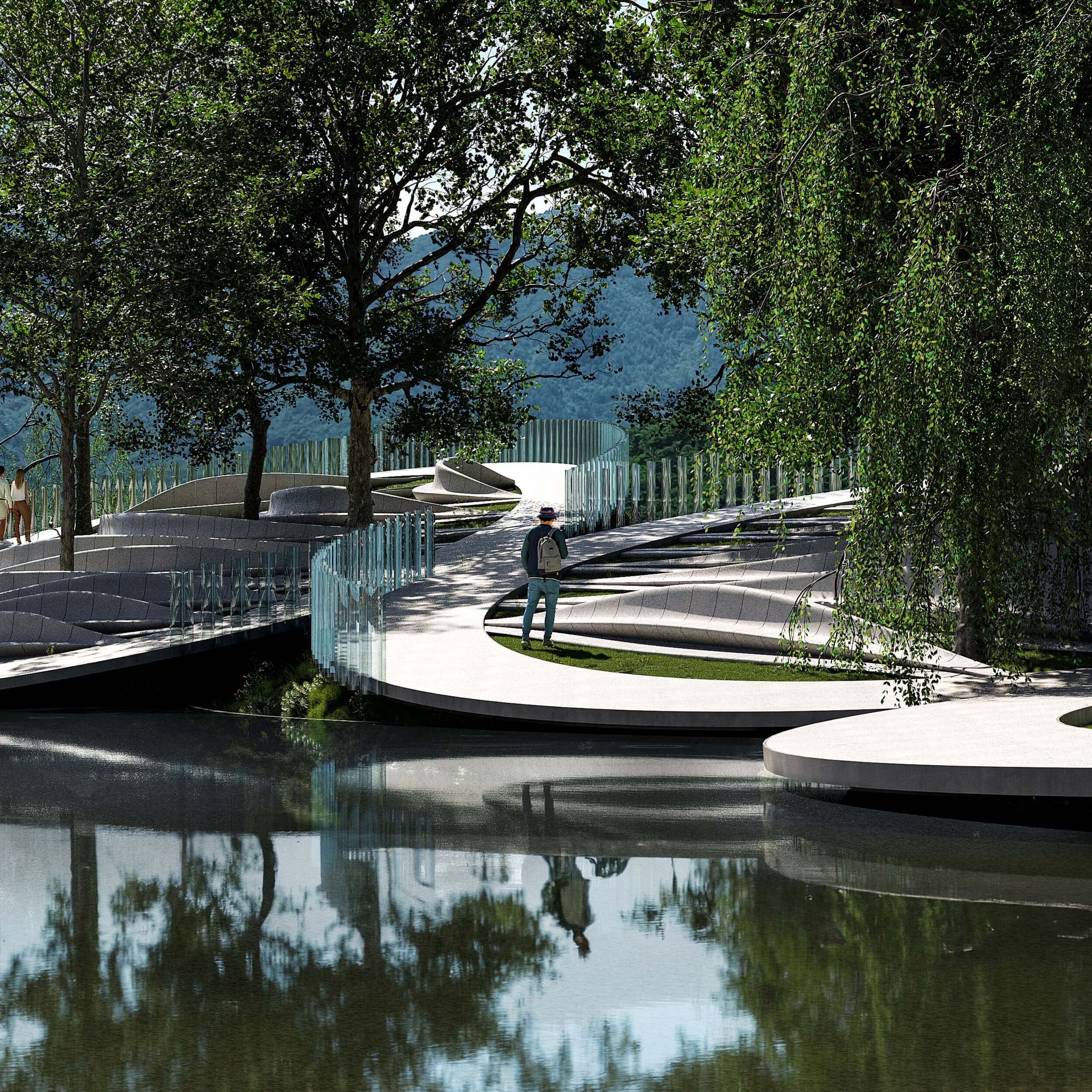 Suseongmot Lake Floating Stage — PARKKIM