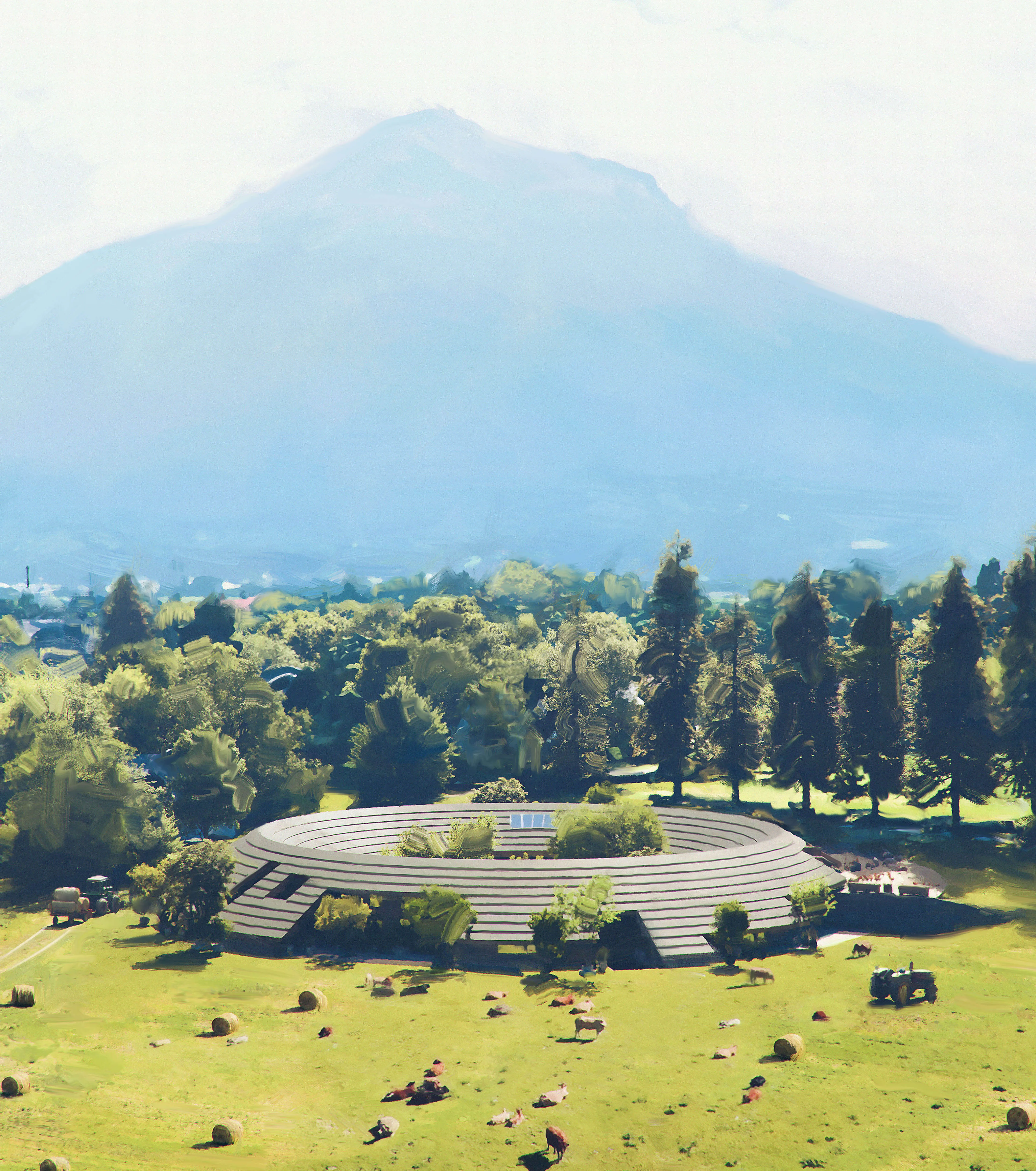 Circular Farm Building — Studio Precht